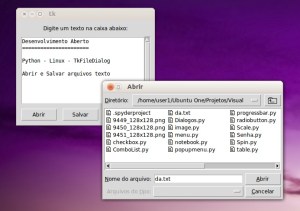 Visual – TkFileDialog – Python – Linux | Desenvolvimento Código Aberto