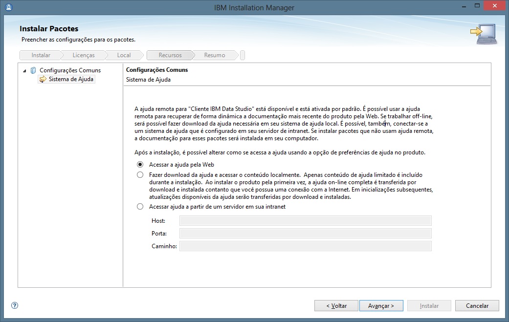 Instalando o IBM Data Studio Client (Eclipse-based) | Desenvolvimento ...