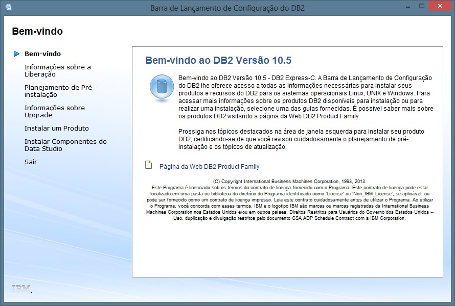 Instalando o IBM DB2 Express-C – x64 | Desenvolvimento Código Aberto