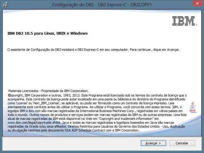 Instalando o IBM DB2 Express-C – x64 | Desenvolvimento Código Aberto