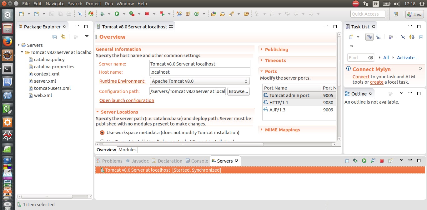 Eclipse Servlet Configurando E Testando O Tomcat 8 Java Ubuntu Linux Desenvolvimento